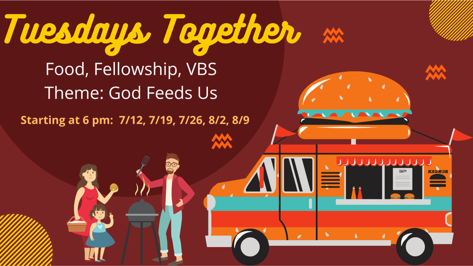 Your Favorite Meal Potluck: VBS Last Supper, Living Waters Lutheran ...