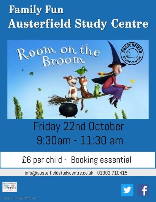 Room on the Broom Now Full, Austerfield Study Centre & Community Hub ...