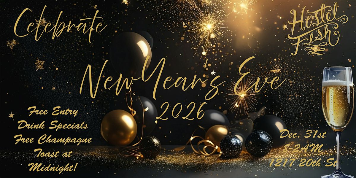 New Years Eve at Hostel Fish, Hostel Fish, Denver, 31 December to 1 January