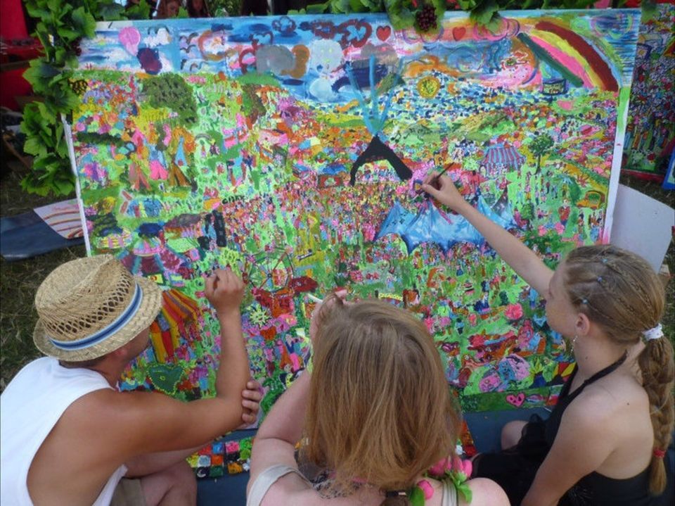 Community Draw - Drawing with your Senses at Glastonbury Abbey ...