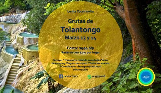 Tour a Grutas de Tolantongo, Morelia, Michoacán., Uruapan, 13 March to ...