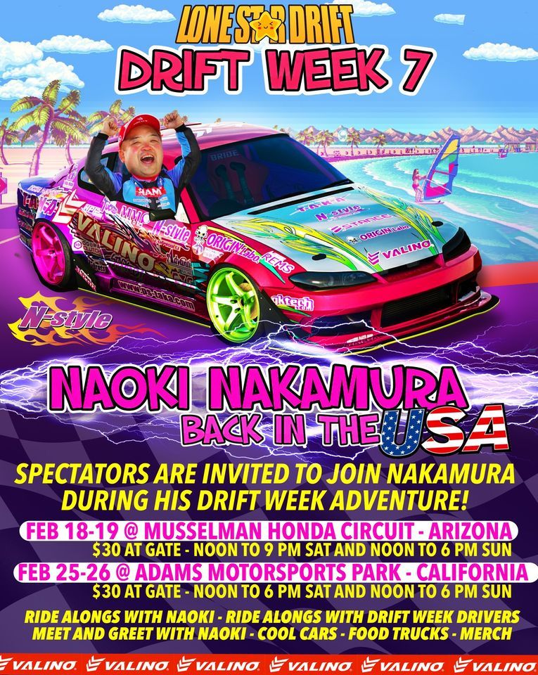 Drift Week 7 with Naoki Nakamura @ Musselman Honda Circuit, Musselman ...