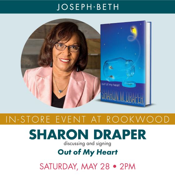 Sharon Draper discussing and signing Out of My Heart, Joseph-Beth Cincinnati, 28 May 2022