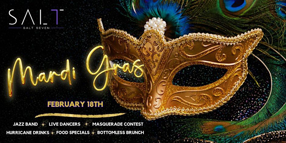 SALT 7 MARDI GRAS PARTY , 32 SE 2nd Ave, Delray Beach, FL, 18 February 2024