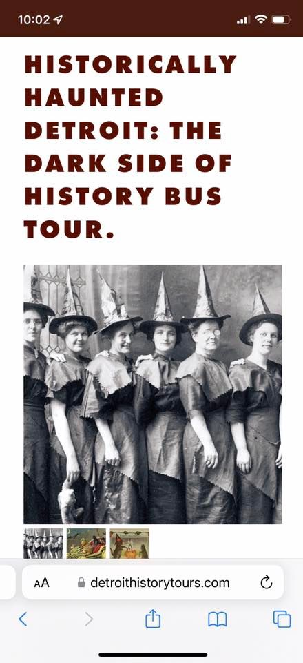 Historically Haunted Detroit: The Dark Side of History Bus Tour ...