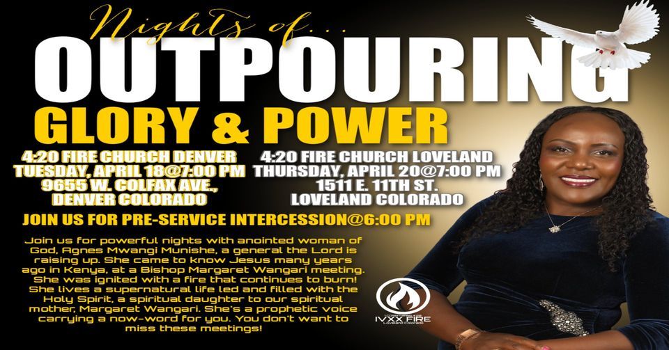 Night of Denver Outpouring w/Agnes Mwangi Munishe | Come Catch Fire ...