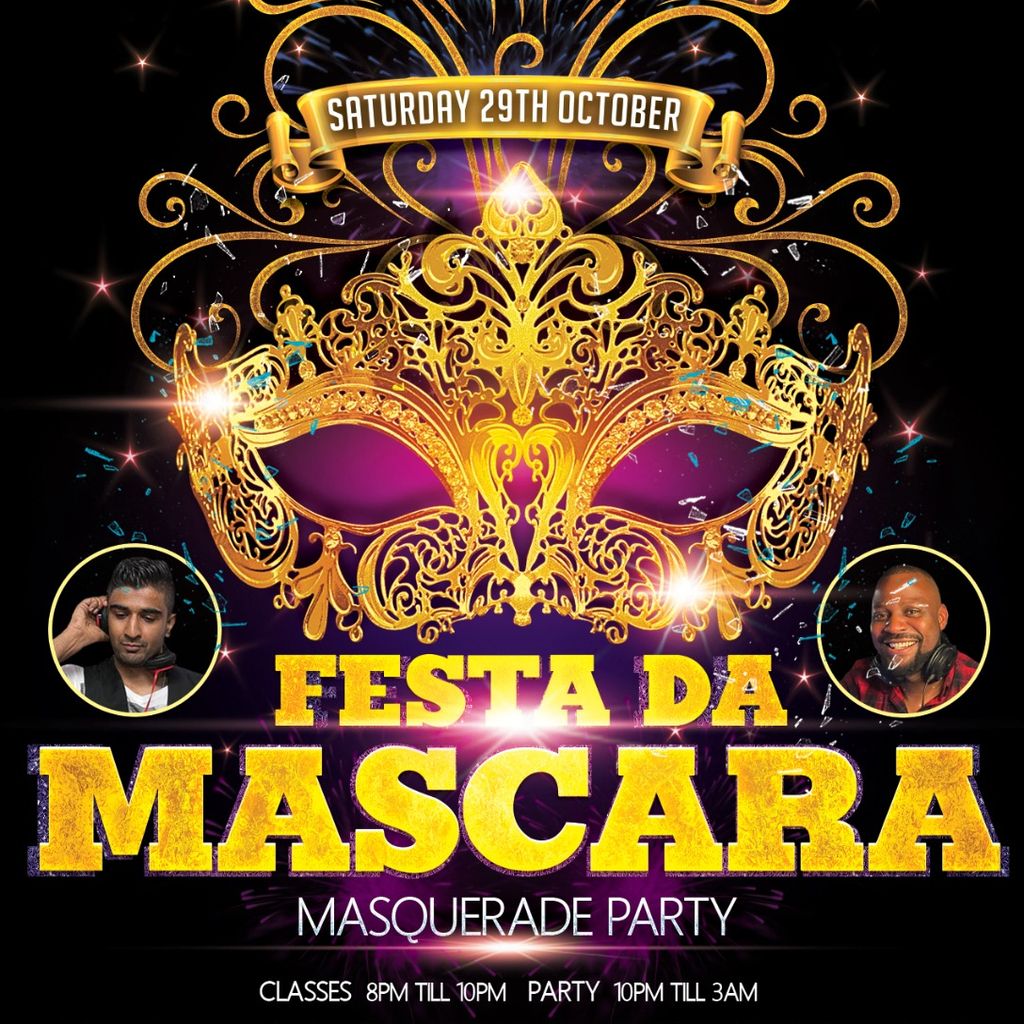 Clube Vicio - Festa Da Mascara Masquerade Party Tickets, Flow Dance ...