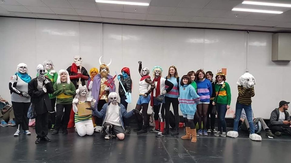 Megacon Birmingham Undertale/Deltarune cosplay meet, NEC Birmingham, 27 ...
