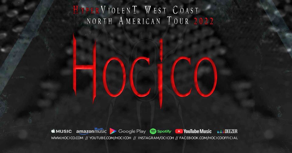 Hocico – Hyperviolent West Coast North American Tour 2022, The Big Dipper Spokane, 28 July 2022