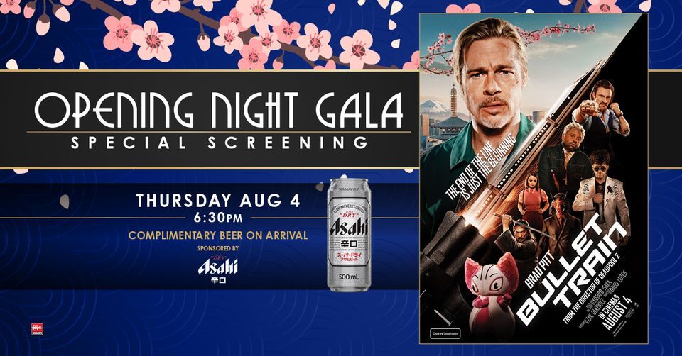 BULLET TRAIN Opening Night Event, Dendy Cinemas Southport, 4 August 2022