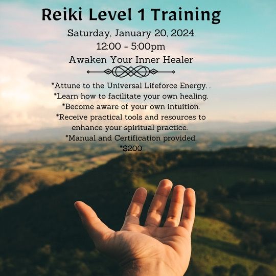 Reiki Level 1 Training, Coconut Elephant Yoga, Midlothian, 20 January 2024
