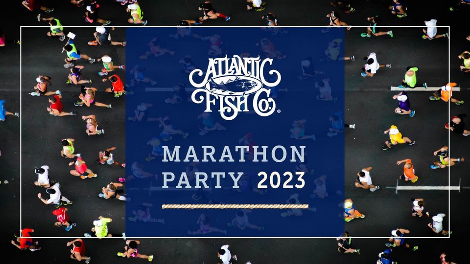Marathon Monday Party 2023, Atlantic Fish Co, Boston, 17 April 2023