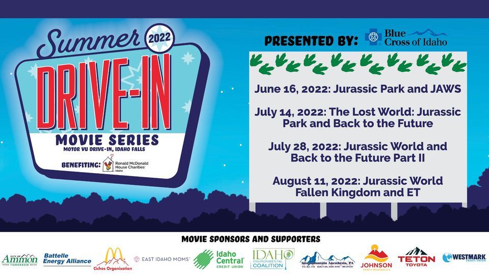 Summer Drive-In Movie Series 2022, Motor Vu Drive-in in Idaho Falls, 14 ...