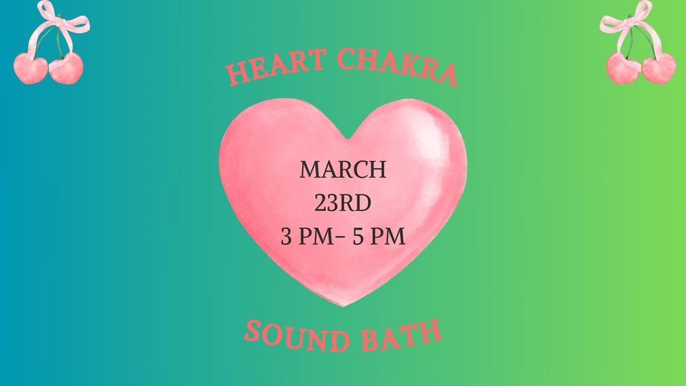Reiki Infused Heart Chakra Sound Bath, Boudoir by Lunar Studio, New ...