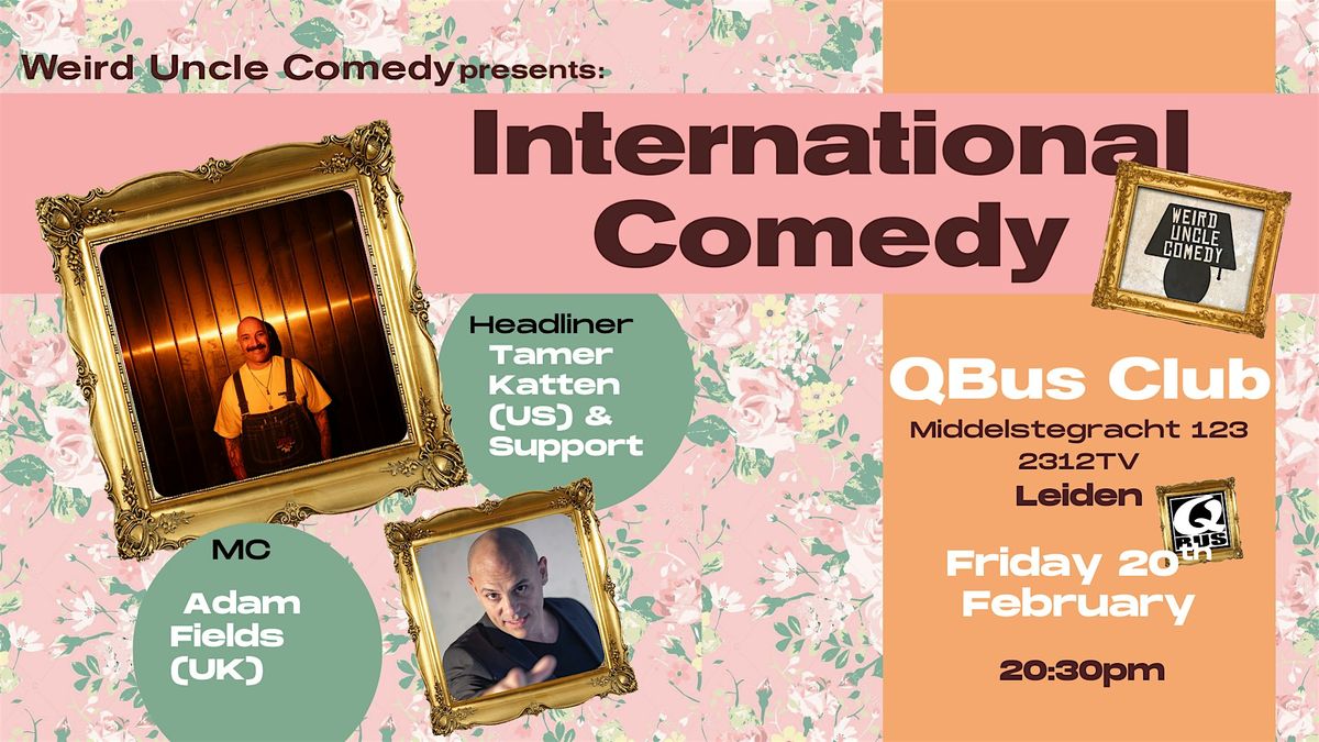 International Stand Up Comedy @QBus Club Leiden, Qbus Club, Leiden, 20 ...