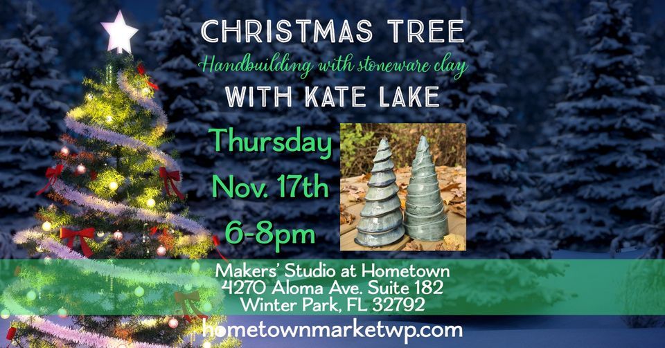 Clay Handbuilding with Kate Lake: Christmas Tree, Hometown Furniture ...
