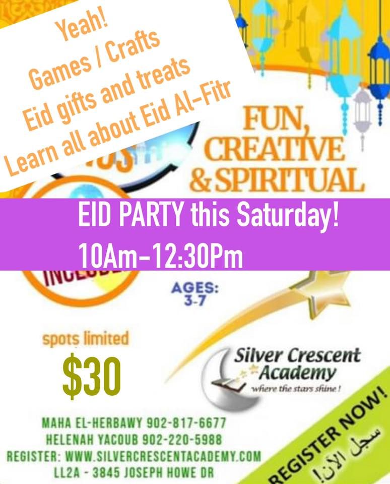 Eid party, 3845 Joseph Howe Dr, Halifax, NS B3L 4H9, Canada, 30 April 2022