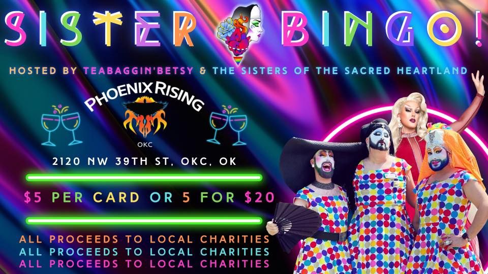 October Sister Bingo benefitting Sisters of the Sacred Heartland ...