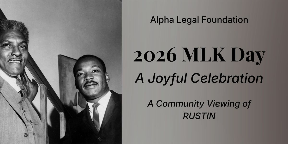 2026 MLK Day: A Community Viewing of Rustin, 15 Casco St, Portland, 19 ...