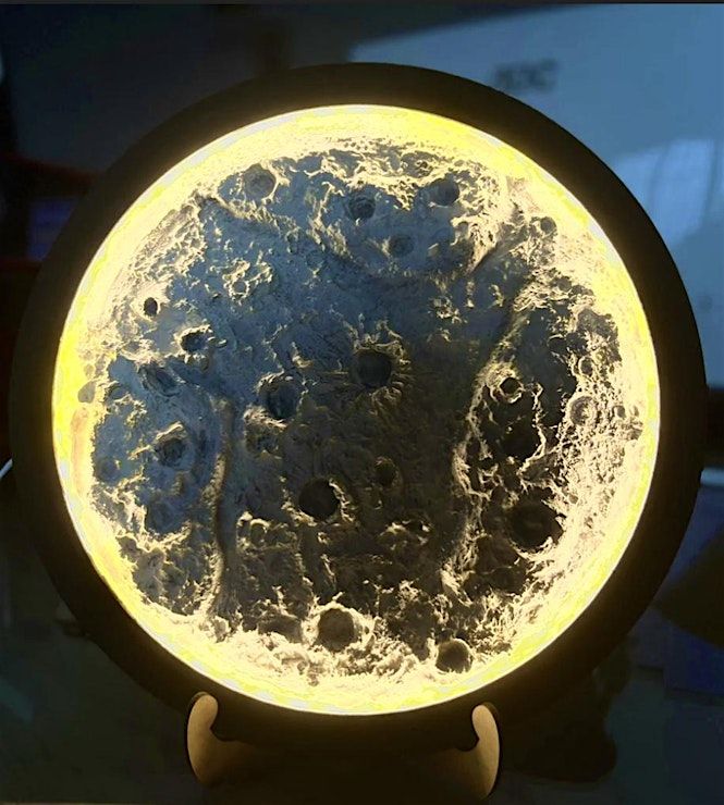 3D Moon Lamp Workshop at Caboose Commons, Caboose Commons, Fairfax, 1 ...