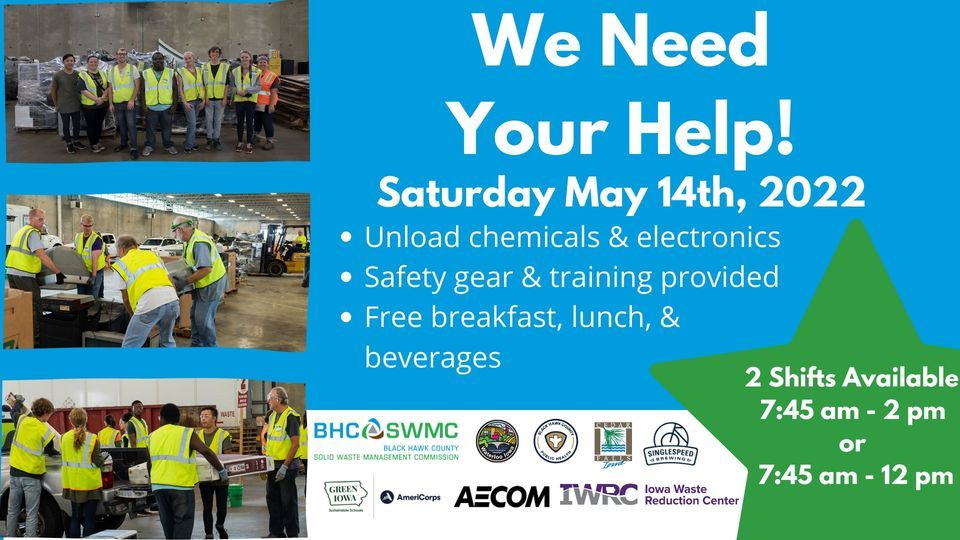 Volunteer at Spring 2022 HHW Drop- Off Event, City of Waterloo Waste ...
