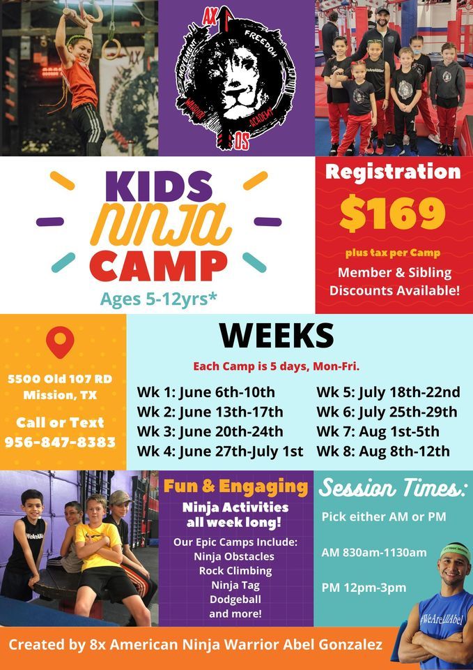 Ninja Warrior Camp, AXIOS Warrior Academy, Mission, 6 June 2022