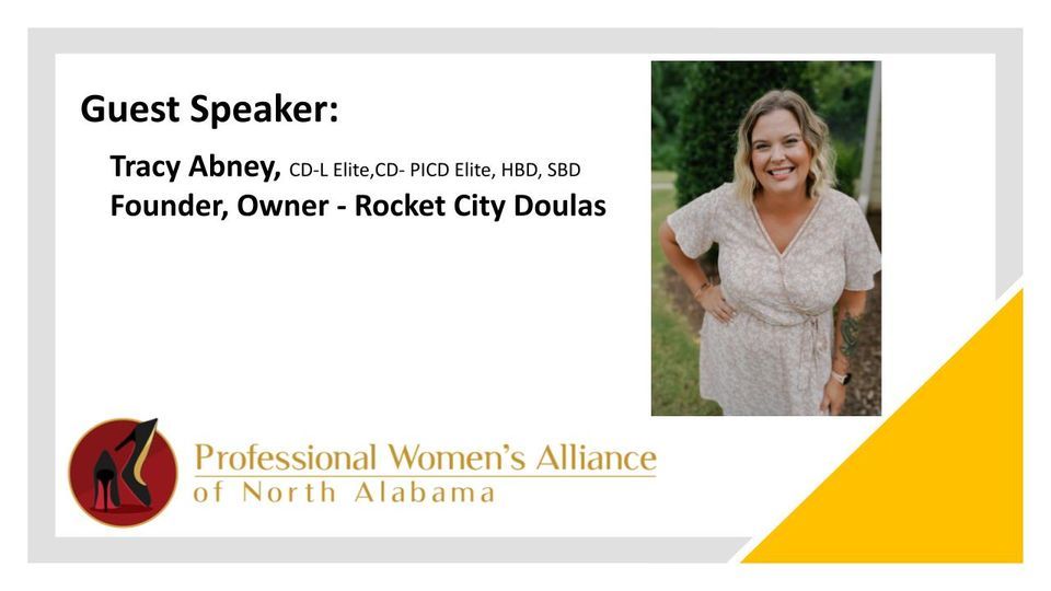 Quarterly Networking Meeting w/ Guest Speaker Tracy Abney, 1629 4th Ave ...