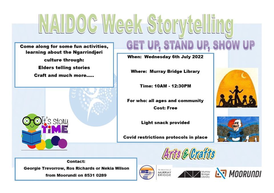 NAIDOC Week Storytelling, Murray Bridge Library, 6 July 2022