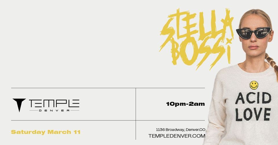 Stella Bossi at Temple Denver, Temple Denver, 11 March 2023