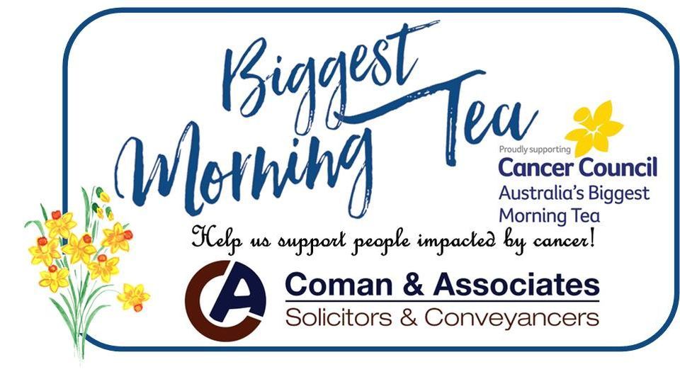 Australias Biggest Morning Tea, Coman & Associates, Castle Hill, 19 May ...