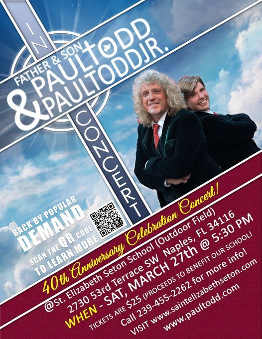 40th Anniversary Celebration w/Paul Todd in Concert!, 2730 53rd Ter SW ...