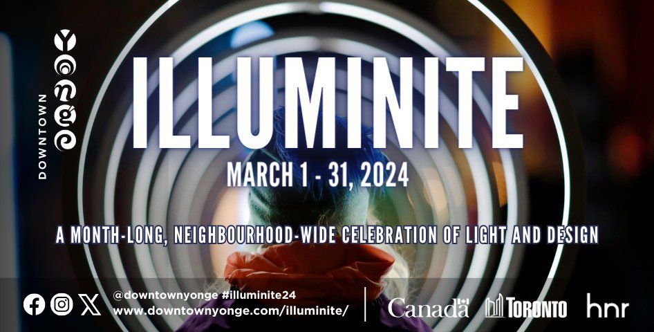Illuminite 2024, Downtown Yonge, Toronto, 1 March 2024