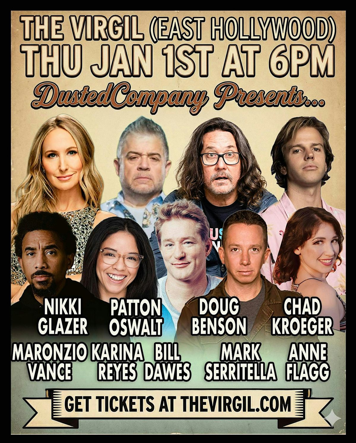 Nikki Glaser, Patton Oswalt, Doug Benson, Bill Dawes, Maronzio Vance ...