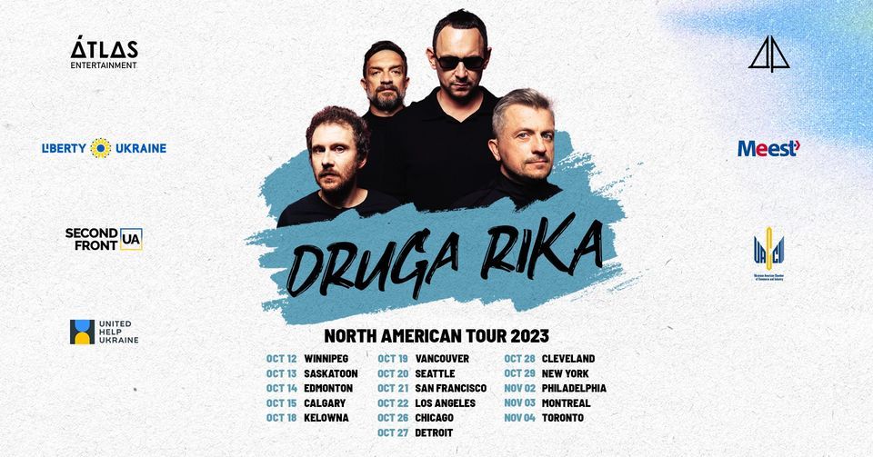 Druga Rika | Toronto | Nov 4 | NORTH AMERICAN TOUR 2023, Lithuanian ...