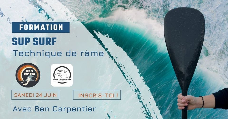 Formation SUP Surf - Technique de rame, Brest, 24 June 2023