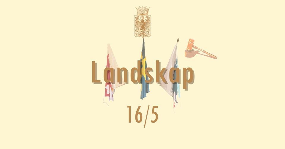 Landskap II, Värmlands Nation, Uppsala, 16 May 2022
