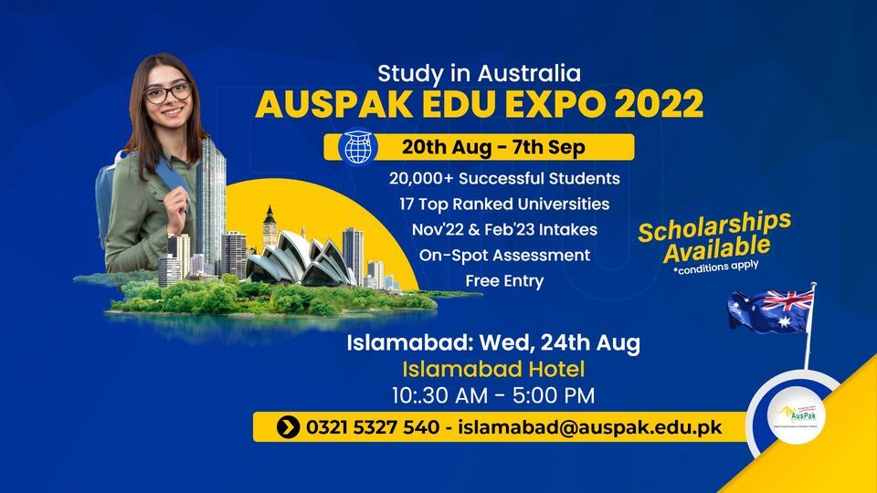 AEO Education Expo August 2022 - Islamabad: 25th August 2022 - Venue ...