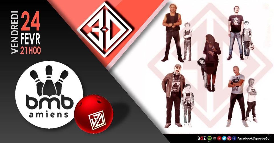 [Concert] 3-D - Retour sur Amiens (BMB), Bmb Amiens, 24 February 2023