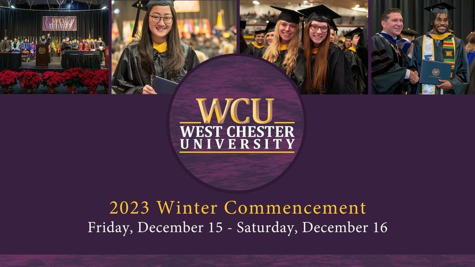 WCU Winter Commencement 2023, Hollinger Field House, West Chester ...