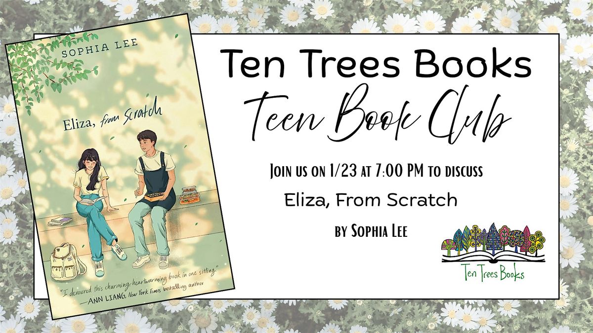 Friday Night Teen Book Club at Ten Trees Books in Natick, Ten Trees ...