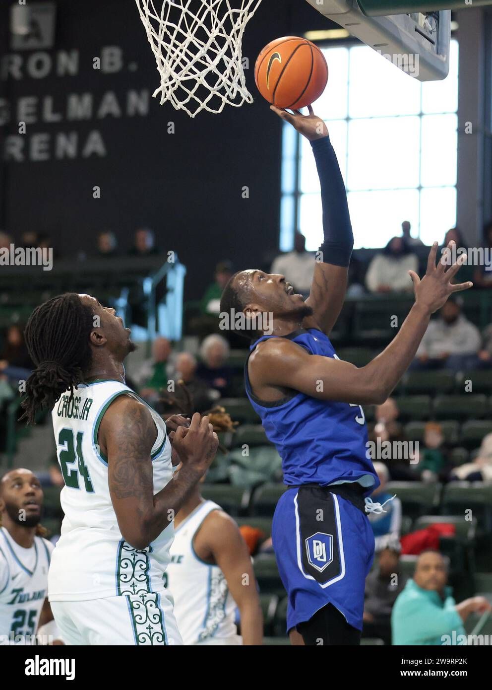 Dillard Blue Devils at Tulane Green Wave Mens Basketball, Devlin ...