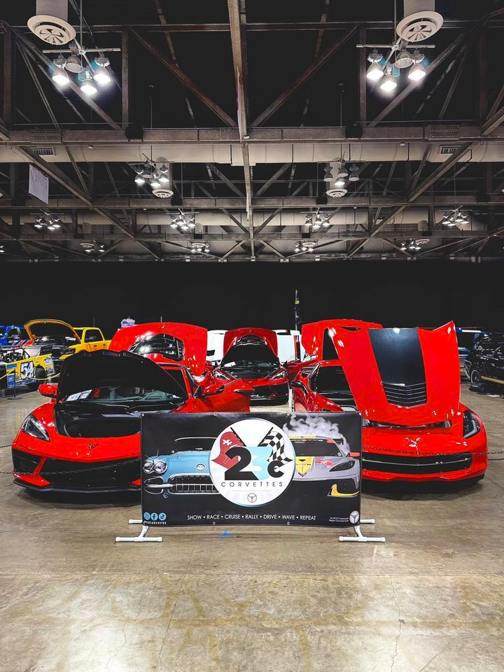 23 Corvettes Club Meeting, Pedros Bossier, Bossier City, 26 March 2024