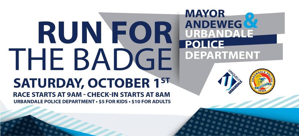 Run for the Badge with Mayor Andeweg, Urbandale Police Department, 1 ...