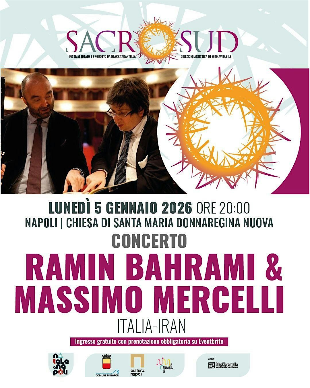 RAMIN BAHRAMI & MASSIMO MERCELLI (Sacro Sud Festival), Chiesa di Santa ...