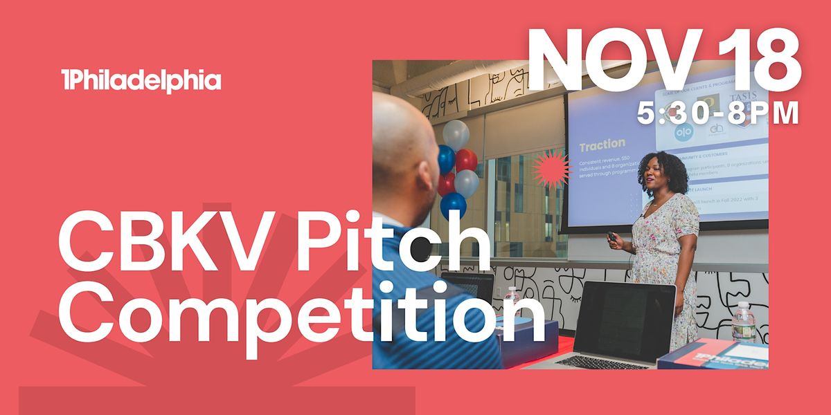 CBK Ventures Pitch Competition, The HIVE, Philadelphia, 18 November 2022