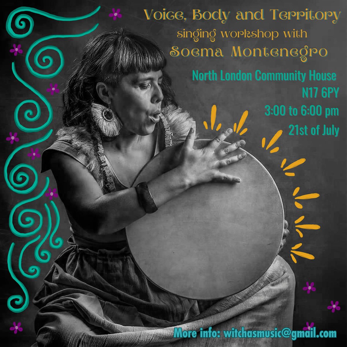 Voice, Body and Territory, North London Community House, 21 July 2024