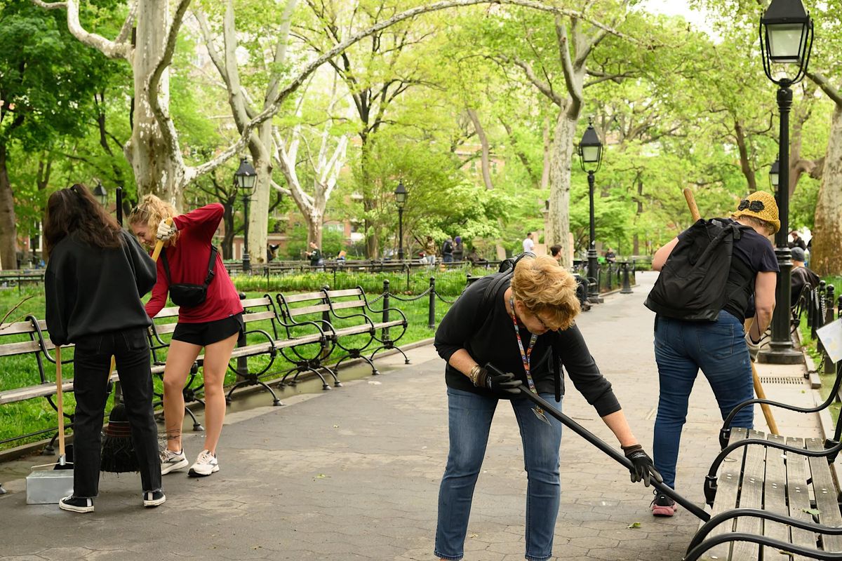Washington Square Park May Monthly Clean-Up, Washington Square Park ...