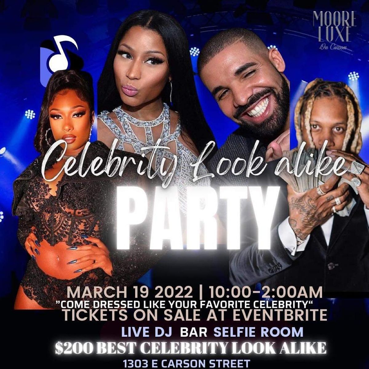 Celebrity Look Alike Party, 1303 E Carson St, Pittsburgh, 19 March to ...