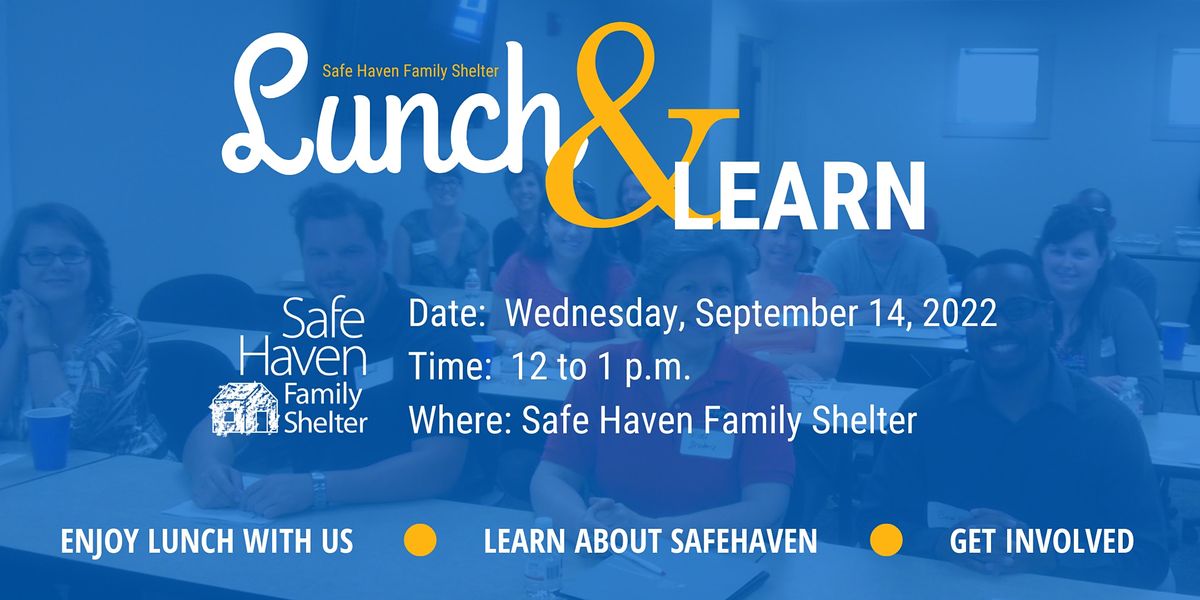 Lunch and Learn (September 2022), Safe Haven Family Shelter, Nashville, 14 September 2022