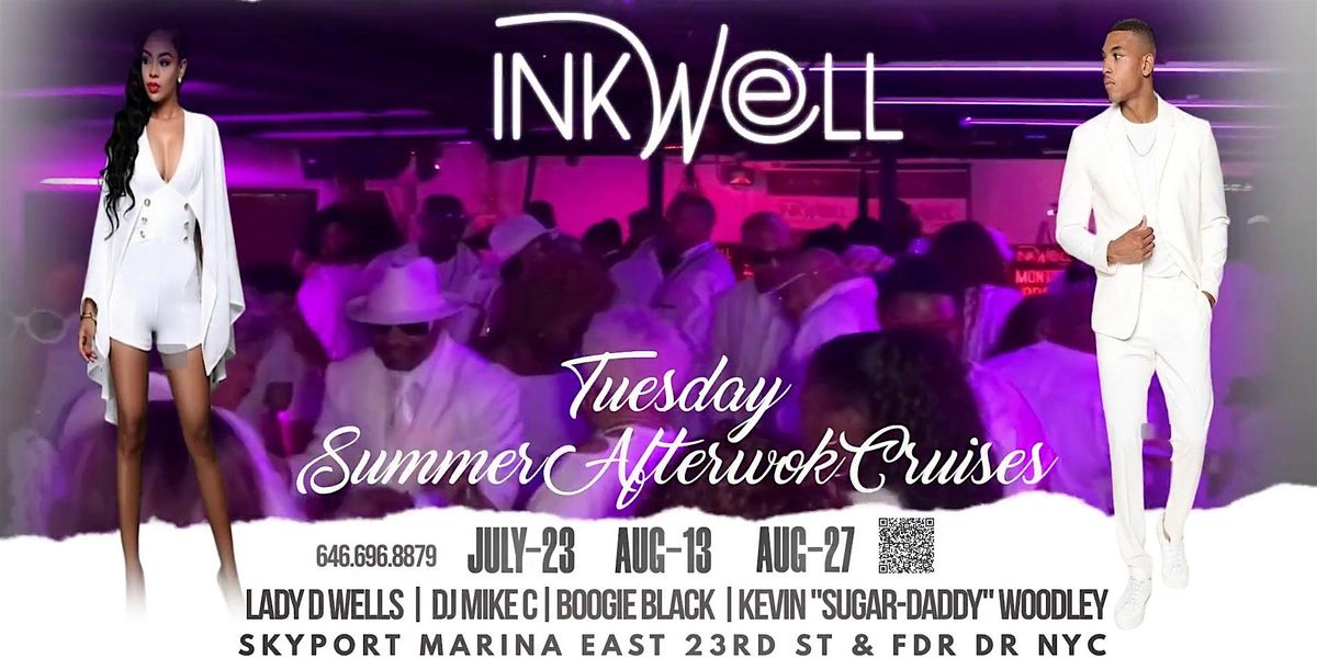 INKwell Tues Afterwork Cruise ALL WHITE w-A SPLASH OF PINK & WHITE ...